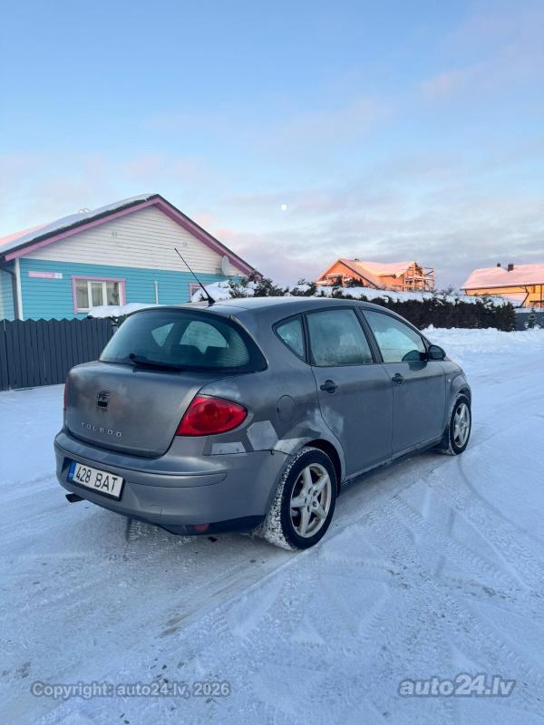 Pelēks SEAT Toledo 2008 Tallina, ar dzinēja tilpumu 1.90 L un nobraukumu 365 tūkst. km par 1000 €, foto 5 vietnē AUTOMOTO.COM.LV