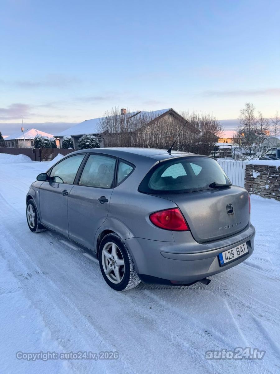 Pelēks SEAT Toledo 2008 Tallina, ar dzinēja tilpumu 1.90 L un nobraukumu 365 tūkst. km par 1000 €, foto 6 vietnē AUTOMOTO.COM.LV