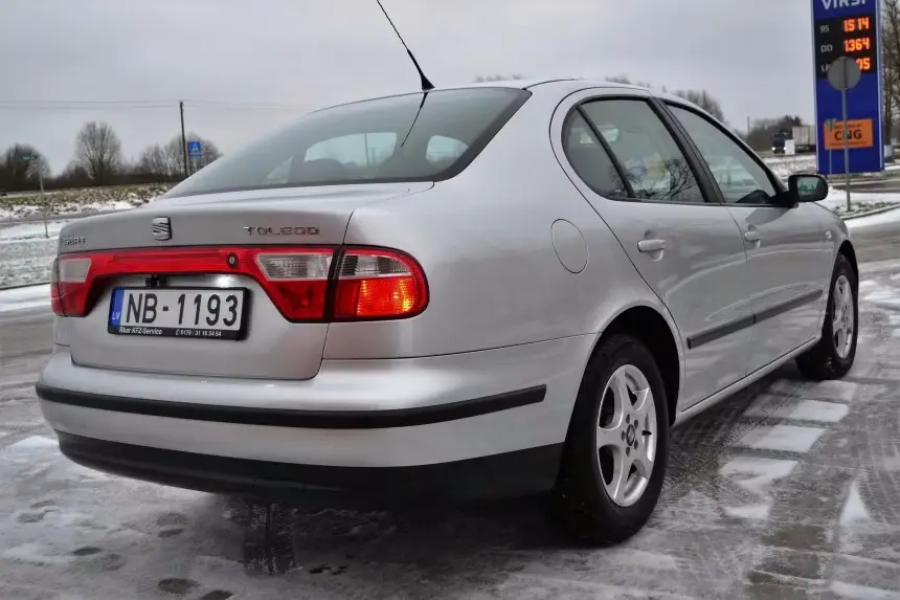 Серый Сеат Толедо 2002 в Екабпилс, объемом двигателя 1.90 л и пробегом 285 тыс. км за 2600 €, фото 7 на AUTOMOTO.COM.LV
