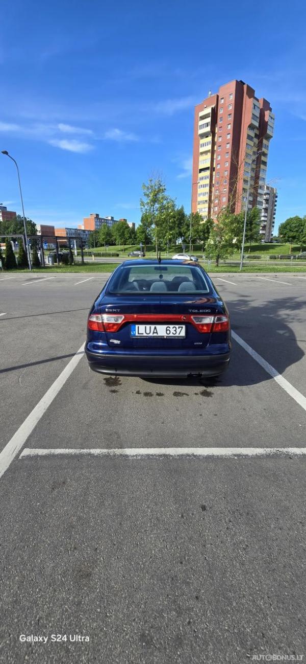 SEAT Toledo 2000 Klaipėda, ar dzinēja tilpumu 1.80 L un nobraukumu 194 tūkst. km par 1500 €, foto 5 vietnē AUTOMOTO.COM.LV