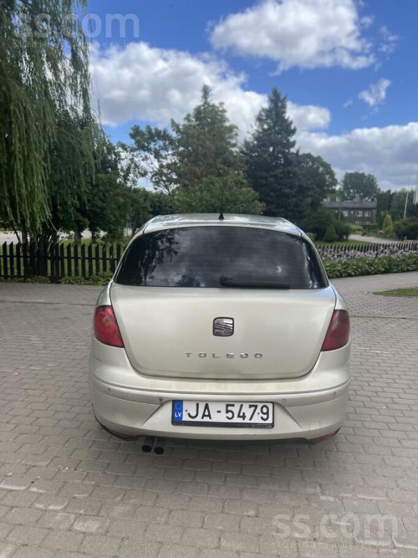 SEAT Toledo 2005 Bauska, ar dzinēja tilpumu 2.00 L un nobraukumu 396 tūkst. km par 1800 €, foto 3 vietnē AUTOMOTO.COM.LV