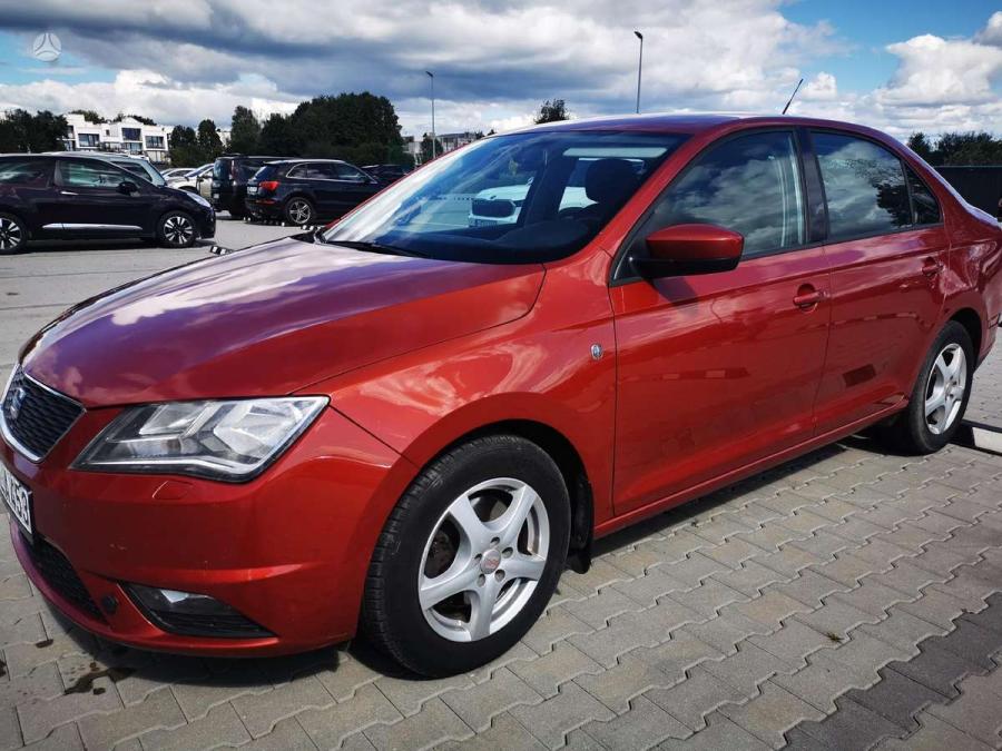Sarkans SEAT Toledo 2014 Viļņa, ar dzinēja tilpumu 1.39 L un nobraukumu 161 tūkst. km par 5555 €, foto 2 vietnē AUTOMOTO.COM.LV