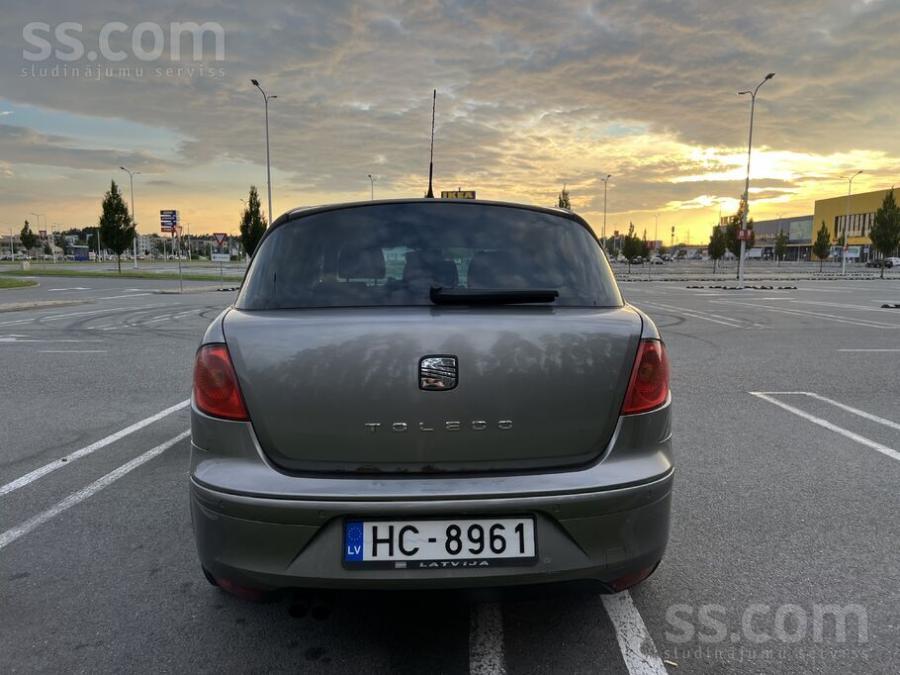 SEAT Toledo 2004 Rīga, ar dzinēja tilpumu 2.00 L un nobraukumu 225 tūkst. km par 950 €, foto 8 vietnē AUTOMOTO.COM.LV