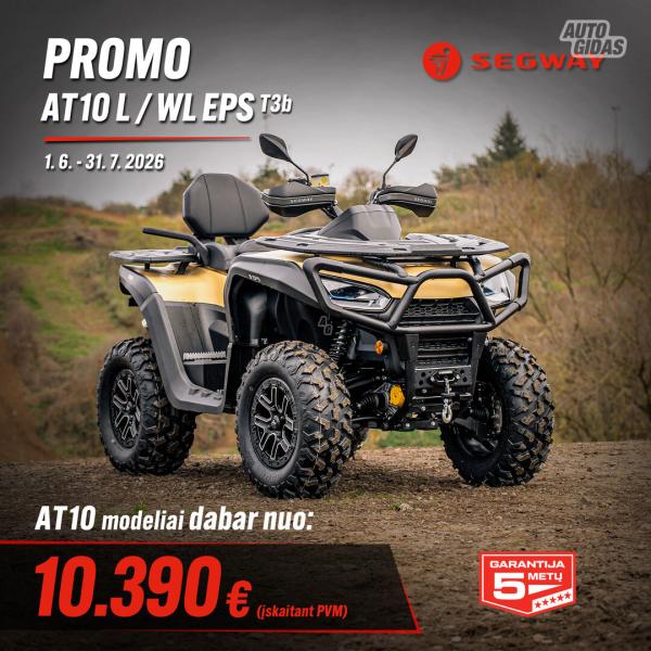 Segway AT10 L 2026 в Вильнюс, объемом двигателя 1.00 л и пробегом 0 тыс. км за 10390 €, фото 1 на AUTOMOTO.COM.LV