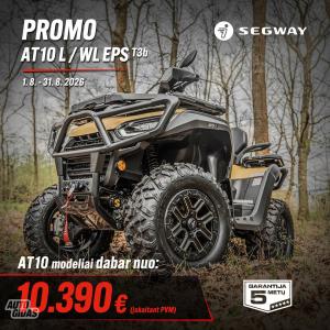 Segway AT10 L 2026 Ignalina, ar dzinēja tilpumu 1.00 L un nobraukumu 0 tūkst. km par 9990 €, foto  vietnē AUTOMOTO.COM.LV