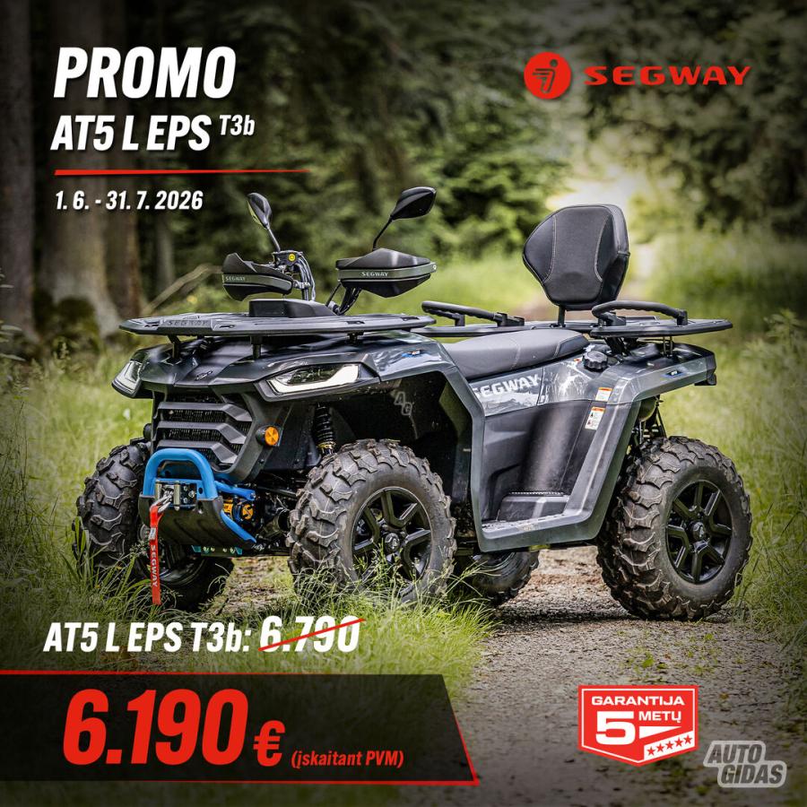 Segway Snarler AT5 L 2026 в Вильнюс, объемом двигателя 0.50 л и пробегом 0 тыс. км за 6190 €, фото 1 на AUTOMOTO.COM.LV