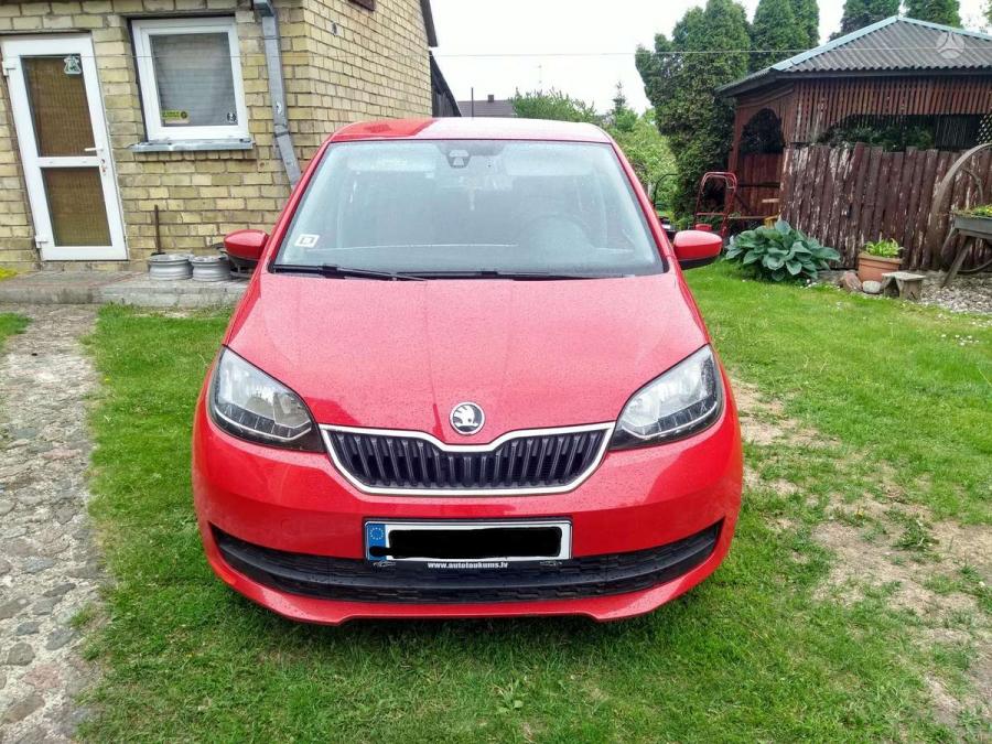 Red Skoda Citigo 2017 in Vilkaviskis, with an engine capacity of 1.00 L and mileage of 240 thousand km for 2450 €, photo 3 on AUTOMOTO.COM.LV