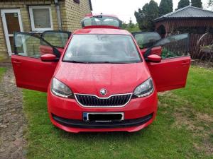 Red Skoda Citigo 2017 in Vilkaviskis, with an engine capacity of 1.00 L and mileage of 240 thousand km for 2450 €, photo 26 on AUTOMOTO.COM.LV