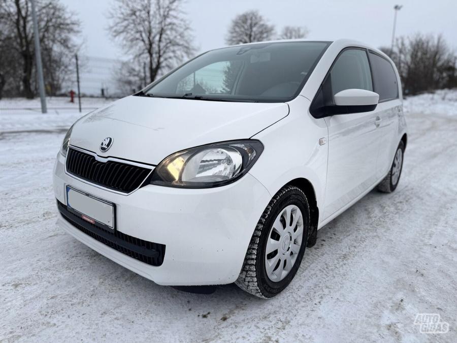 White Skoda Citigo 2016 in Kaunas, with an engine capacity of 1.00 L and mileage of 130 thousand km for 3800 €, photo 2 on AUTOMOTO.COM.LV