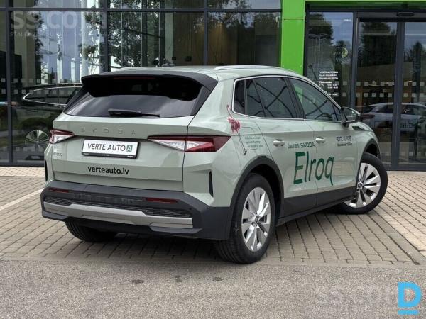 Green Skoda Elroq 2025 in Riga, with an engine capacity of 0.00 L and mileage of 5 thousand km for 36490 €, photo 4 on AUTOMOTO.COM.LV