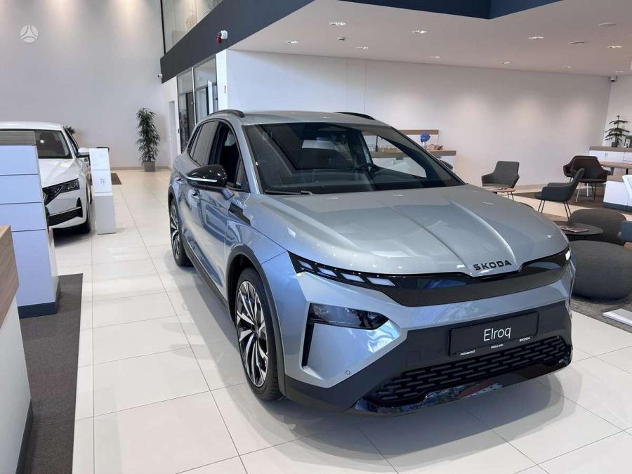Pelēks Skoda Elroq 2026 Viļņa, ar dzinēja tilpumu 0.00 L un nobraukumu 0 tūkst. km par 53490 €, foto 4 vietnē AUTOMOTO.COM.LV