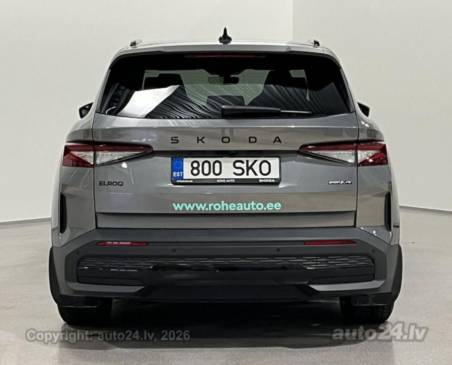 Grey Skoda Elroq 2025 in Tallinn, with an engine capacity of 0.00 L and mileage of 12 thousand km for 42900 €, photo 18 on AUTOMOTO.COM.LV