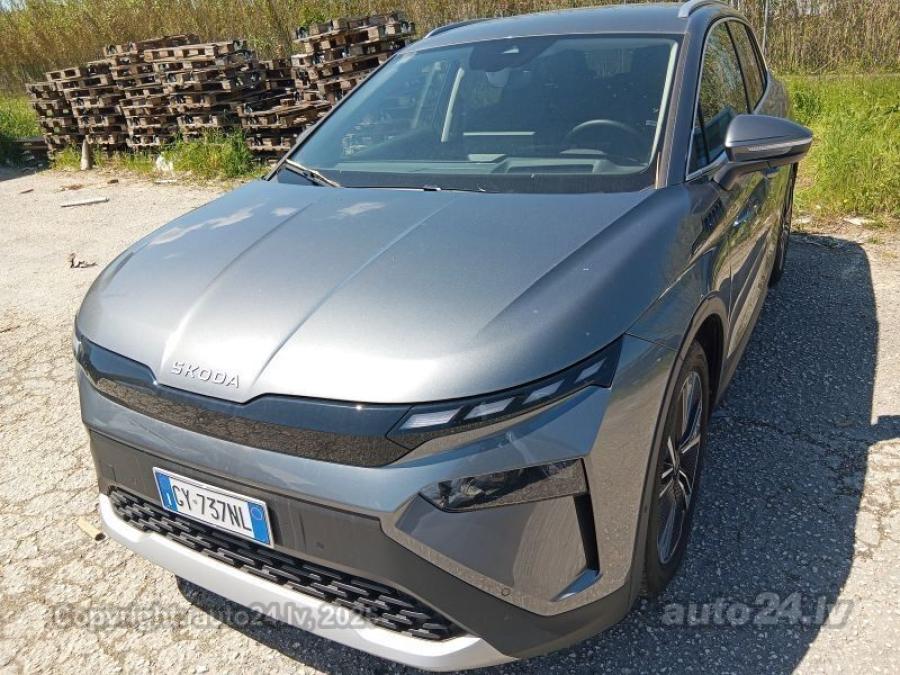 Pelēks Skoda Elroq 2025 Tallina, ar dzinēja tilpumu 0.00 L un nobraukumu 7 tūkst. km par 41900 €, foto 1 vietnē AUTOMOTO.COM.LV