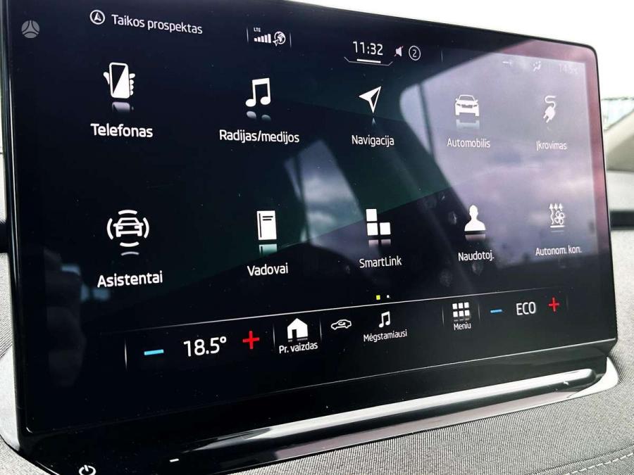 Black Skoda Enyaq 2021 in Kaunas, with an engine capacity of 0.00 L and mileage of 199 thousand km for 17500 €, photo 10 on AUTOMOTO.COM.LV