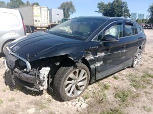 Black Skoda Enyaq 2021 in Klaipeda, with an engine capacity of 0.00 L and mileage of 124 thousand km for 6900 €, photo  on AUTOMOTO.COM.LV