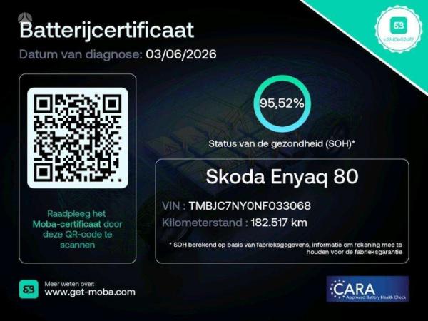 Melns Skoda Enyaq 2022 Šauļi, ar dzinēja tilpumu 0.00 L un nobraukumu 183 tūkst. km par 25990 €, foto 3 vietnē AUTOMOTO.COM.LV