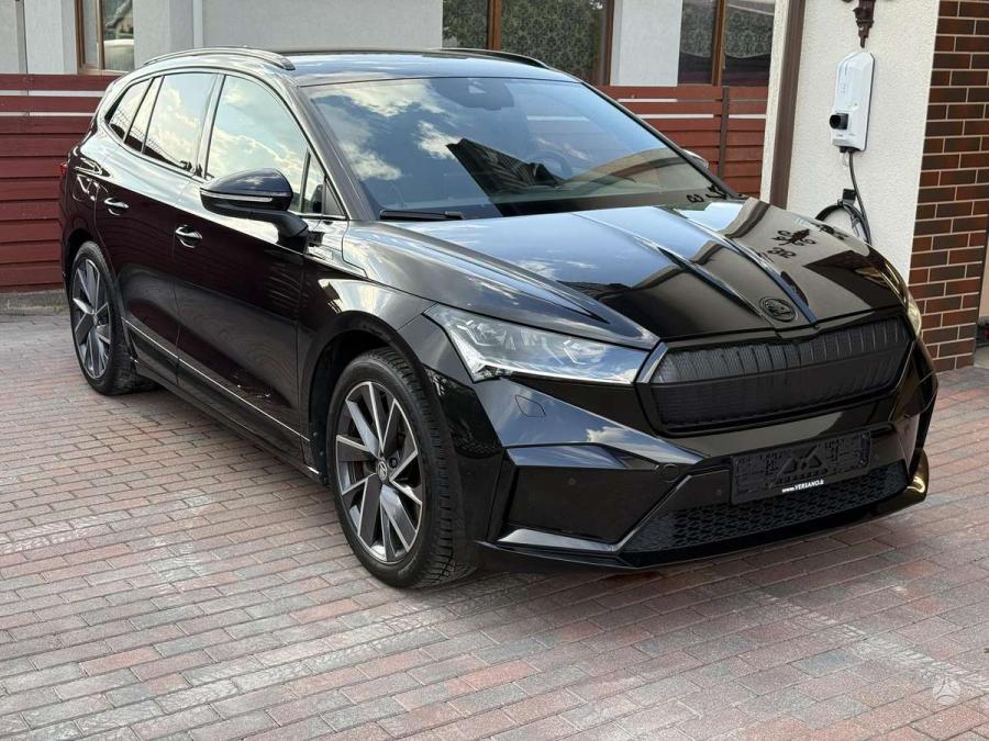 Melns Skoda Enyaq 2022 Šauļi, ar dzinēja tilpumu 0.00 L un nobraukumu 183 tūkst. km par 25990 €, foto 5 vietnē AUTOMOTO.COM.LV