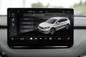Black Skoda Enyaq 2022 in Vilnius, with an engine capacity of 0.00 L and mileage of 114 thousand km for 27500 €, photo 27 on AUTOMOTO.COM.LV
