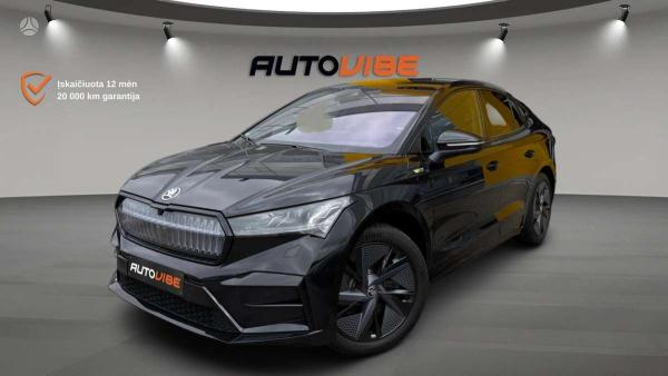 Melns Skoda Enyaq 2023 Viļņa, ar dzinēja tilpumu 0.00 L un nobraukumu 135 tūkst. km par 32989 €, foto 1 vietnē AUTOMOTO.COM.LV