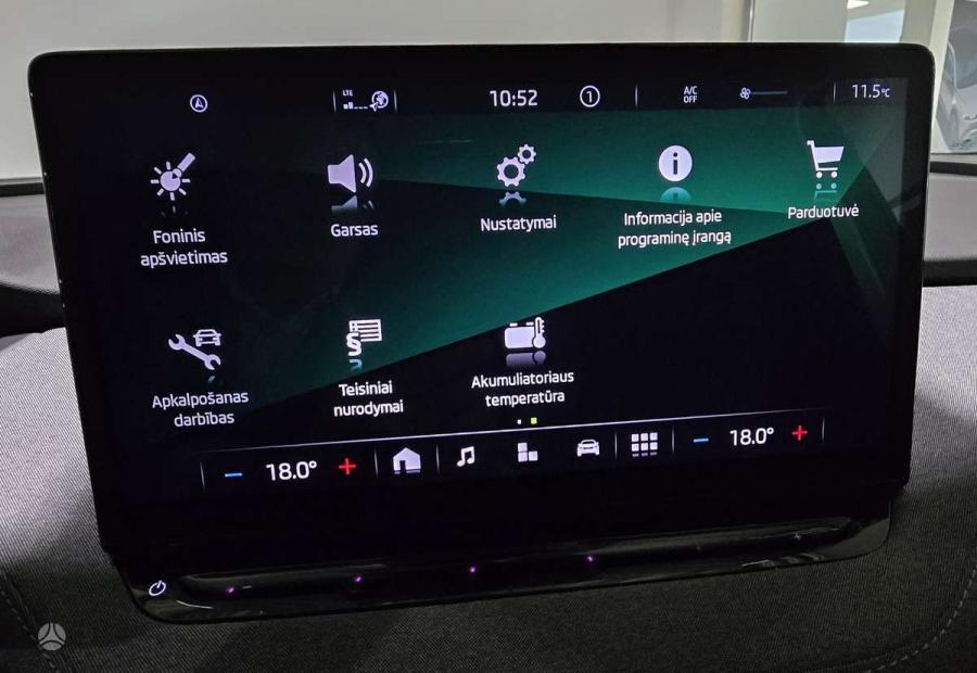 Melns Skoda Enyaq 2023 Šauļi, ar dzinēja tilpumu 0.00 L un nobraukumu 100 tūkst. km par 29800 €, foto 21 vietnē AUTOMOTO.COM.LV