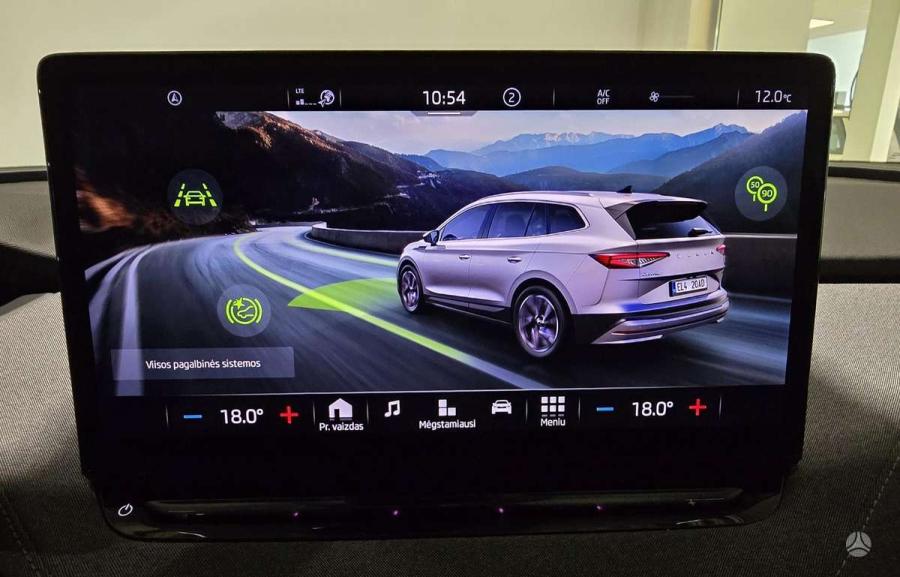 Melns Skoda Enyaq 2023 Šauļi, ar dzinēja tilpumu 0.00 L un nobraukumu 100 tūkst. km par 29800 €, foto 25 vietnē AUTOMOTO.COM.LV