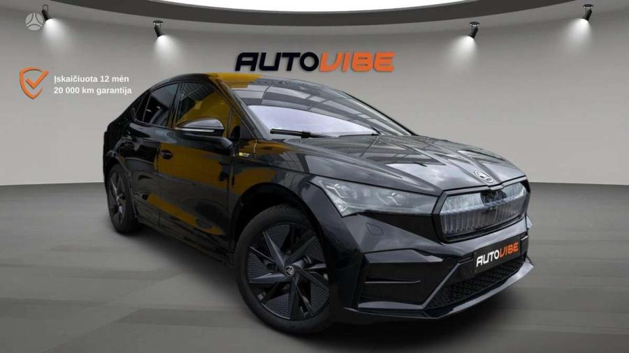 Melns Skoda Enyaq 2023 Viļņa, ar dzinēja tilpumu 0.00 L un nobraukumu 135 tūkst. km par 31989 €, foto 4 vietnē AUTOMOTO.COM.LV