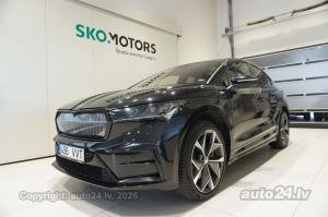 Melns Skoda Enyaq 2024 Tallina, ar dzinēja tilpumu 0.00 L un nobraukumu 54 tūkst. km par 52900 €, foto  vietnē AUTOMOTO.COM.LV