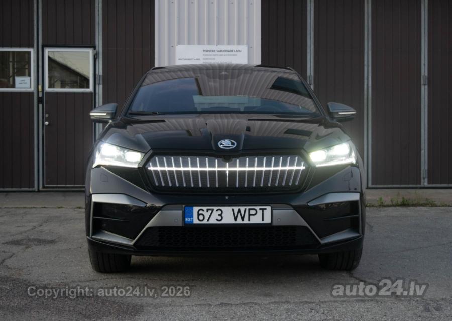 Melns Skoda Enyaq 2024 Tallina, ar dzinēja tilpumu 0.00 L un nobraukumu 52 tūkst. km par 38900 €, foto 4 vietnē AUTOMOTO.COM.LV