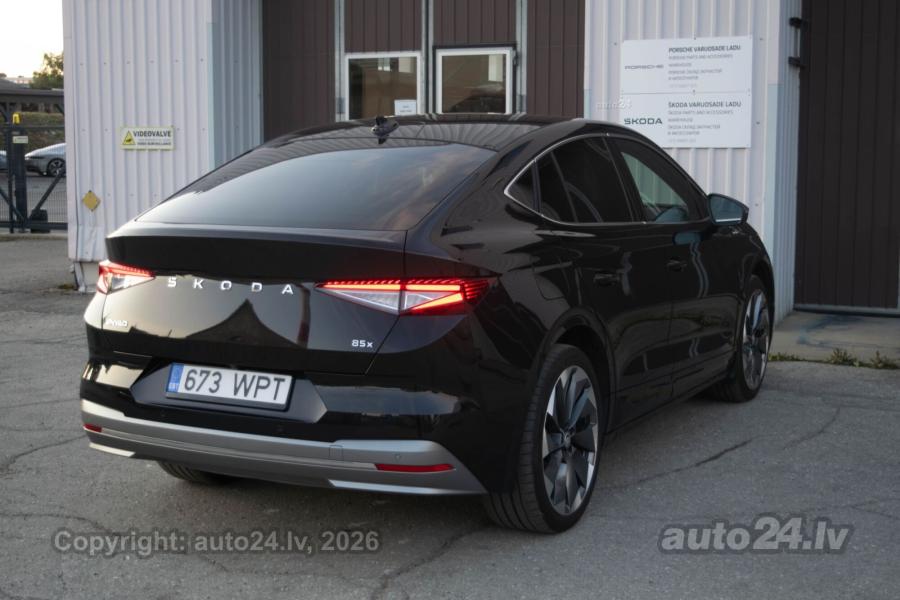 Melns Skoda Enyaq 2024 Tallina, ar dzinēja tilpumu 0.00 L un nobraukumu 52 tūkst. km par 38900 €, foto 7 vietnē AUTOMOTO.COM.LV