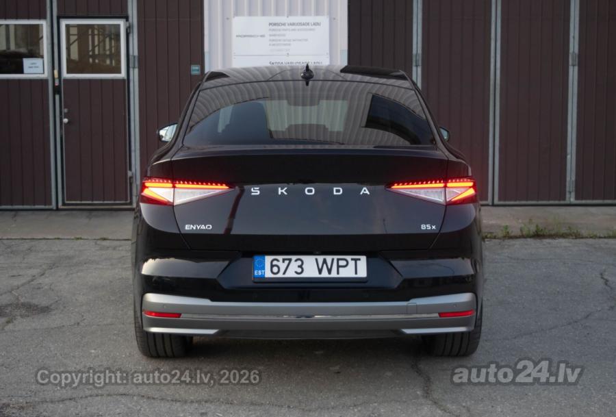 Melns Skoda Enyaq 2024 Tallina, ar dzinēja tilpumu 0.00 L un nobraukumu 52 tūkst. km par 38900 €, foto 8 vietnē AUTOMOTO.COM.LV