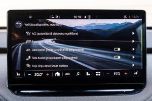Black Skoda Enyaq 2022 in Jelgava, with an engine capacity of 0.90 L and mileage of 82 thousand km for 28250 €, photo 16 on AUTOMOTO.COM.LV