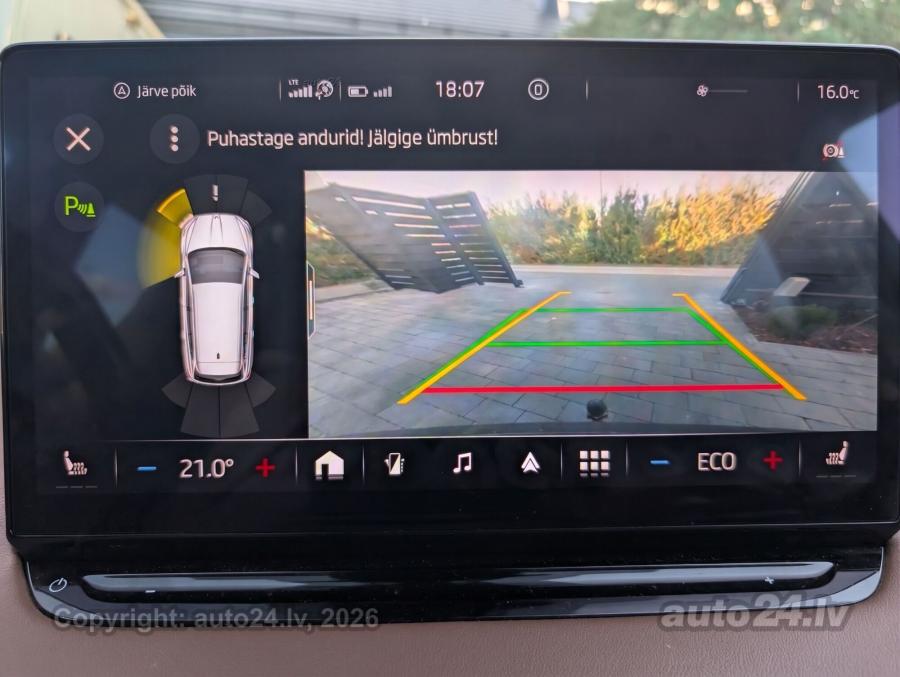 Melns Skoda Enyaq 2020 Tallina, ar dzinēja tilpumu 0.00 L un nobraukumu 141 tūkst. km par 26900 €, foto 9 vietnē AUTOMOTO.COM.LV