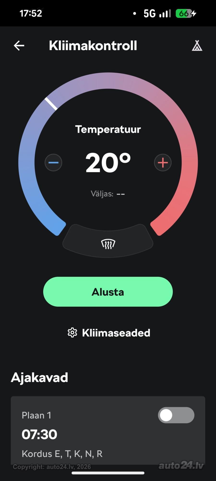 Melns Skoda Enyaq 2020 Tallina, ar dzinēja tilpumu 0.00 L un nobraukumu 141 tūkst. km par 26900 €, foto 14 vietnē AUTOMOTO.COM.LV