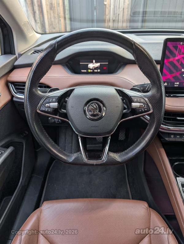 Black Skoda Enyaq 2020 in Tallinn, with an engine capacity of 0.00 L and mileage of 141 thousand km for 26900 €, photo 11 on AUTOMOTO.COM.LV