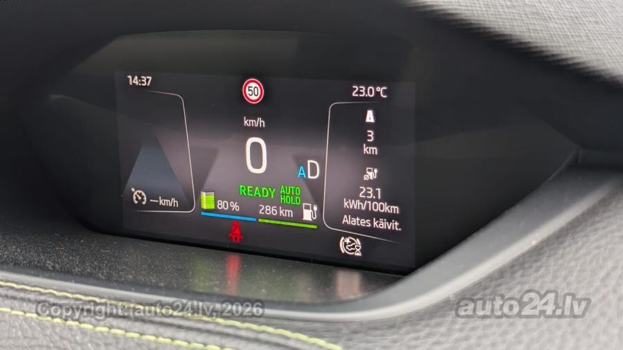 Black Skoda Enyaq 2021 in Tartu, with an engine capacity of 0.00 L and mileage of 247 thousand km for 18900 €, photo 12 on AUTOMOTO.COM.LV