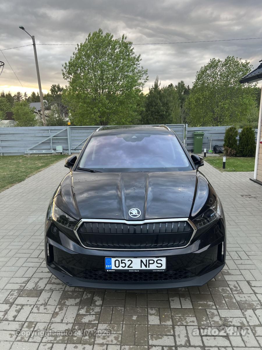 Black Skoda Enyaq 2021 in Tallinn, with an engine capacity of 0.00 L and mileage of 155 thousand km for 28900 €, photo 1 on AUTOMOTO.COM.LV