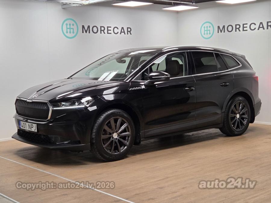 Melns Skoda Enyaq 2021 Tallina, ar dzinēja tilpumu 0.00 L un nobraukumu 71 tūkst. km par 26900 €, foto 1 vietnē AUTOMOTO.COM.LV