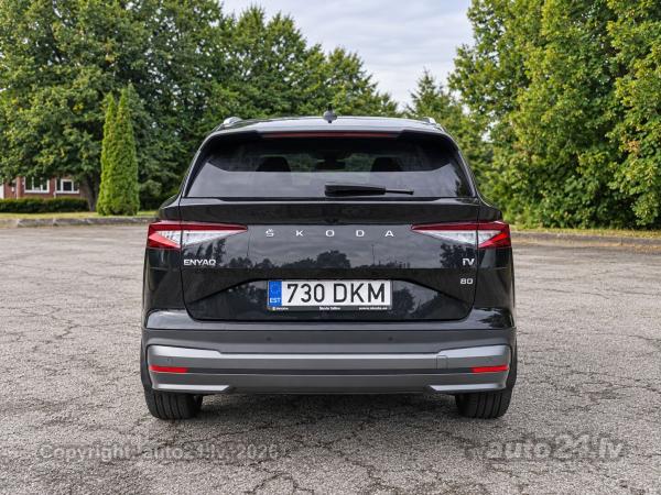 Melns Skoda Enyaq 2021 Tallina, ar dzinēja tilpumu 0.00 L un nobraukumu 111 tūkst. km par 29900 €, foto 5 vietnē AUTOMOTO.COM.LV