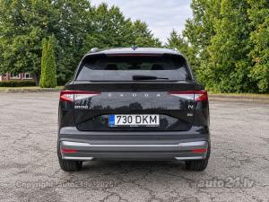 Black Skoda Enyaq 2021 in Tallinn, with an engine capacity of 0.00 L and mileage of 111 thousand km for 29900 €, photo 5 on AUTOMOTO.COM.LV