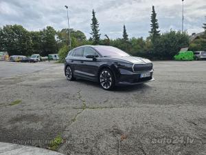 Black Skoda Enyaq 2021 in Tallinn, with an engine capacity of 0.00 L and mileage of 111 thousand km for 29900 €, photo 6 on AUTOMOTO.COM.LV