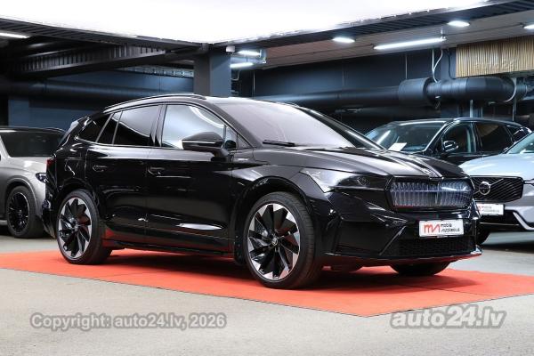 Melns Skoda Enyaq 2022 Tallina, ar dzinēja tilpumu 0.00 L un nobraukumu 65 tūkst. km par 35995 €, foto 1 vietnē AUTOMOTO.COM.LV