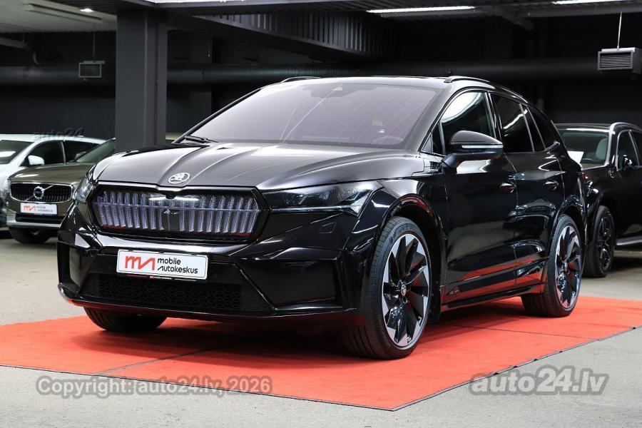 Black Skoda Enyaq 2022 in Tallinn, with an engine capacity of 0.00 L and mileage of 65 thousand km for 35995 €, photo 4 on AUTOMOTO.COM.LV