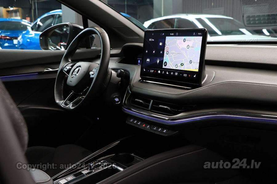Black Skoda Enyaq 2022 in Tallinn, with an engine capacity of 0.00 L and mileage of 65 thousand km for 35995 €, photo 10 on AUTOMOTO.COM.LV