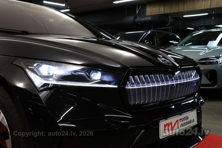 Black Skoda Enyaq 2022 in Tallinn, with an engine capacity of 0.00 L and mileage of 65 thousand km for 35995 €, photo 26 on AUTOMOTO.COM.LV