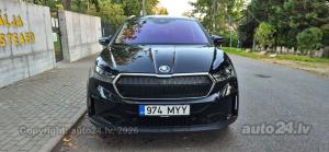 Melns Skoda Enyaq 2022 Tallina, ar dzinēja tilpumu 0.00 L un nobraukumu 47 tūkst. km par 42500 €, foto  vietnē AUTOMOTO.COM.LV