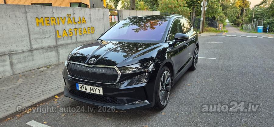 Melns Skoda Enyaq 2022 Tallina, ar dzinēja tilpumu 0.00 L un nobraukumu 47 tūkst. km par 42500 €, foto 3 vietnē AUTOMOTO.COM.LV