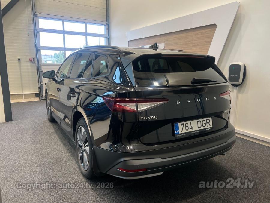 Melns Skoda Enyaq 2023 Rakvere, ar dzinēja tilpumu 0.00 L un nobraukumu 96 tūkst. km par 26400 €, foto 5 vietnē AUTOMOTO.COM.LV