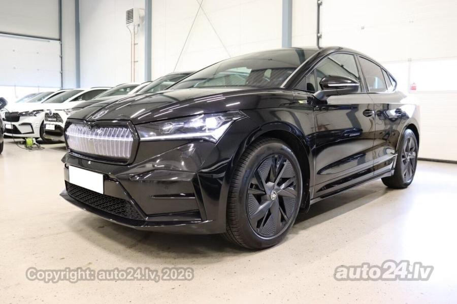 Melns Skoda Enyaq 2025 Tallina, ar dzinēja tilpumu 0.00 L un nobraukumu 59 tūkst. km par 49990 €, foto 1 vietnē AUTOMOTO.COM.LV