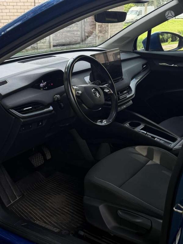 Blue Skoda Enyaq 2021 in Alytus, with an engine capacity of 0.00 L and mileage of 50 thousand km for 18700 €, photo 9 on AUTOMOTO.COM.LV