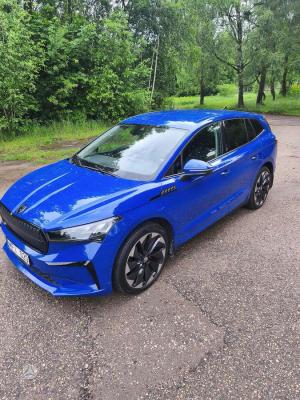 Zils Skoda Enyaq 2022 Jonava, ar dzinēja tilpumu 0.00 L un nobraukumu 53 tūkst. km par 23400 €, foto 3 vietnē AUTOMOTO.COM.LV